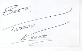 Terry Kiser Weekend at Bernie's Friday the 13th Signed Autograph - Memorabilia at Amazon's ...