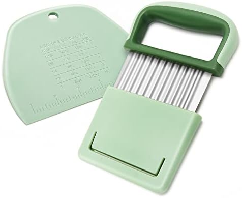 Amazon.com: HNYYZL Crinkle Cutter,Wavy Crinkle Cutter Stainless Steel 2 ...