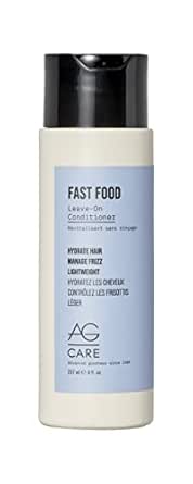 Amazon.com: AG Care Fast Food Leave On Conditioner, 8 Fl Oz, White ...