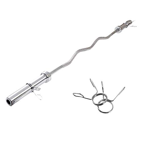 Buy Durafit 3 Feet Curl Barbell Rod for Biceps & Bench Press Exercises ...