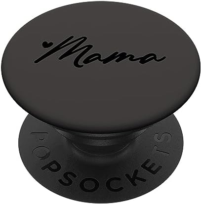 Amazon.com: Black Gray Heart Mama PopSockets Adhesive PopGrip : Cell ...