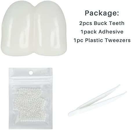 Amazon.com: Koonfan Fake Buck Teeth 17mm 2pcs Winnie Clown Bunny Witch ...