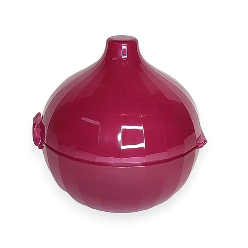 Tupperware Onion Keeper Container Red Purple | Amazon price tracker ...