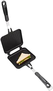 Amazon.com: KOSDFOGE Sandwich Maker, Twill Detachable Double Side ...