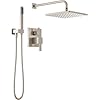 Delta Modern 14 Series Square Rain Shower System Faucet Set, Rainfall ...