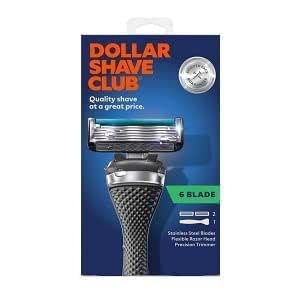 Amazon.com: Dollar-Shave Club Men's Razor Starter Set, 6-Blade, 1 ...