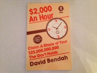 $2,000 an hour: Claim a share of your $25,000,000,000 the U.S. Gov't ...