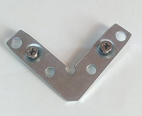 Metal Corner L Type Flat Angle Brackets Plate Connector (8 Pcs) 6 x 6 x ...