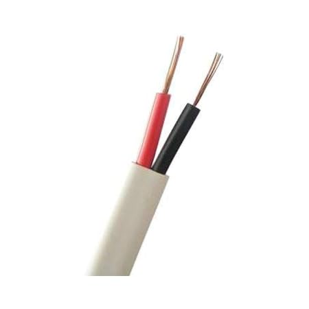 OXCOR D Twin Flat 2 core Copper Wires and Cables 1mm 30 feet (10Yard ...