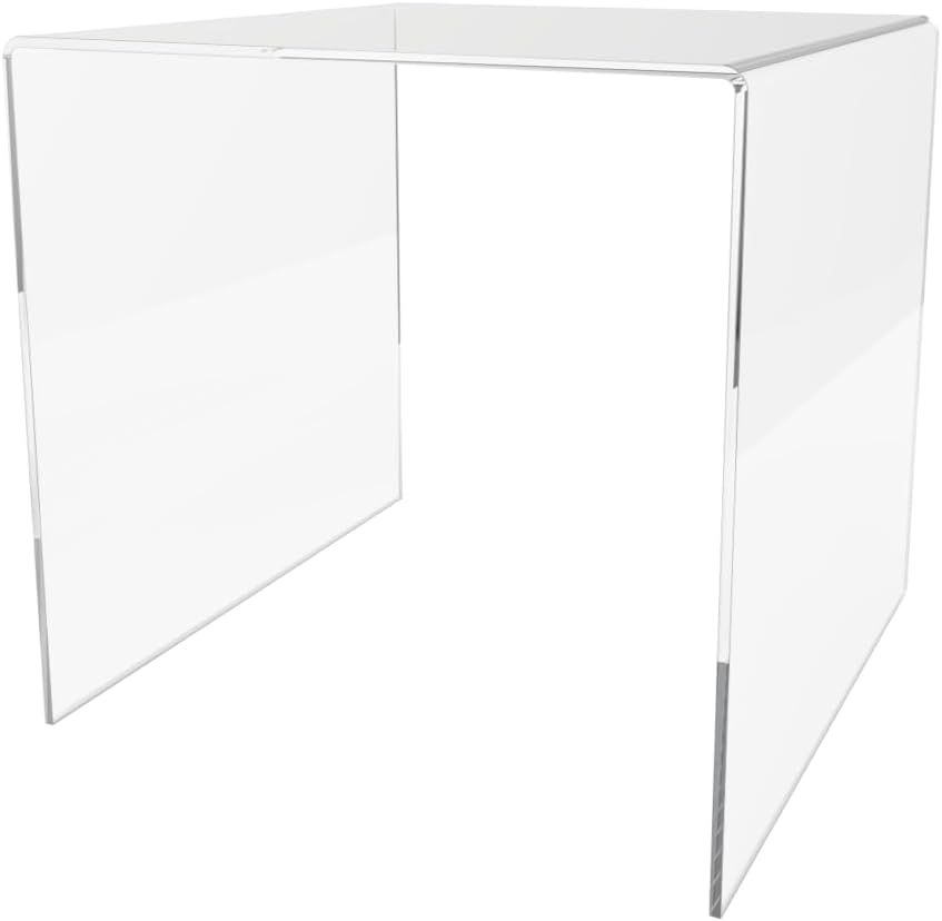Amazon.com: Plymor Clear Acrylic Rectangular Display Riser, 8 inch ...