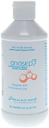 Amazon.com: ANASEPT-Antimicrobial Skin and Wound Cleanser, 8 oz Bottle ...