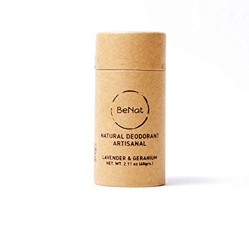 BeNat All Natural Deodorant Plastic Free For Women & Men Lavender ...