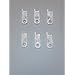 Clear Toggle Switch Plate Cover Guard 6 Pack - Keeps Light Switch ON or ...