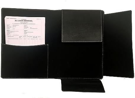 Sukeshcraft Army Dak File Folder RFID Protected (Inner Front Velvet ...