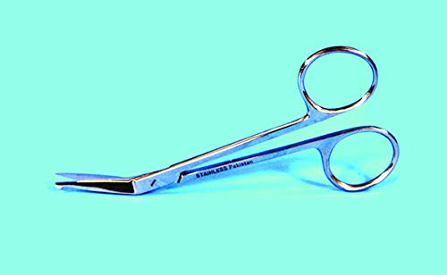 EMS 72939 Dissecting Iris Scissor, Angular, 1 Fine Points, 4.5" Height ...