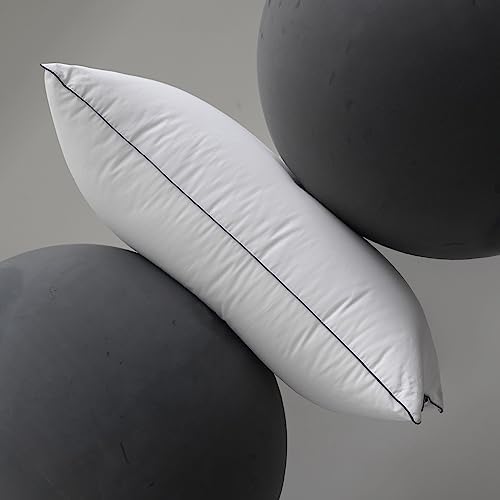 Amazon.com: HYVIF Luxury Goose Down Pillows King Size,Soft and Support ...