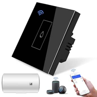 Smart Immersion Heater Timer, 40A 8000W WiFi Smart Switch with Timer ...