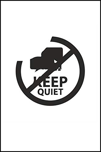 Atiba Arts Collections Design Poster " KEEP QUIT " Size of 12x18 Inch ...