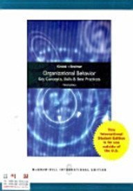 Organizational Behavior: Angelo Kinicki: 9780071285773: Amazon.com: Books