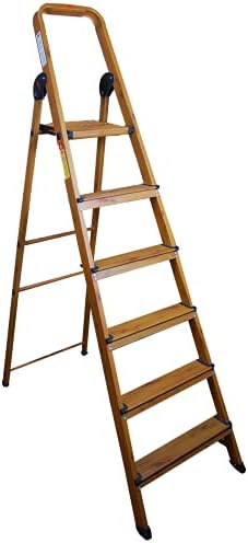 LADDERMAN Fiber 6 Step Platform FRP Self Supported Folding Type ...