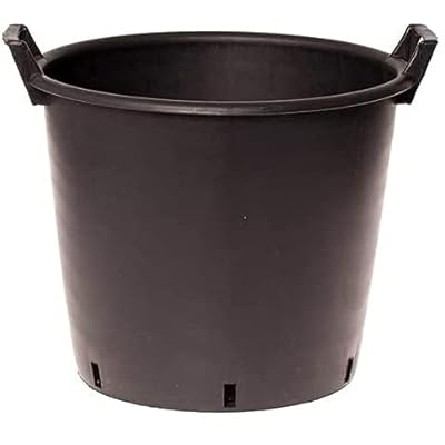 Buy Heavy Duty Large Plastic Plant Pot with Handles Outdoor Garden ...