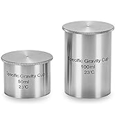 Density Specific Gravity Cups 50+100cc/ml Cup Sets 2 in 1 Stainless ...
