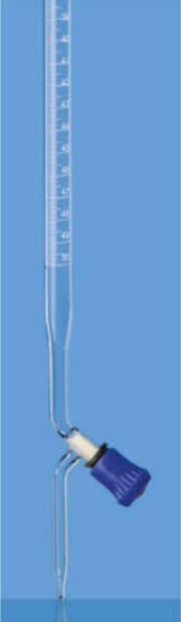 FZN Acrylic Graduated Burette with PTFE Stopcock, 25 ml, 0.10 ml ...
