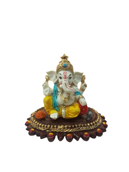 Buy SATYABHAMA ART Center Ganesh Idol for Car Dashboard, Lord Ganpati ...