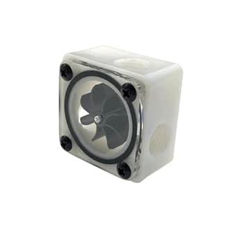 Amazon.com: Water Flow Meter Indicator, G1/4 Threaded 8 Impeller 3 Ways ...