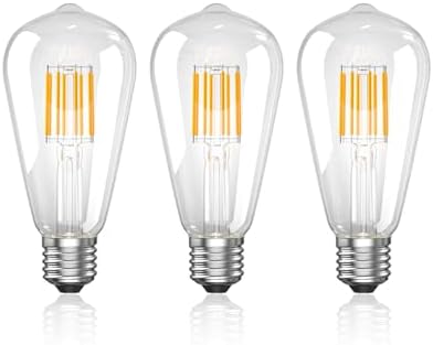 DoRight 8W ST64 Dimmable Screw LED Filament Bulb Natural White 4000K ...