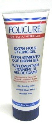 Amazon.com : Folicure Gel Extra Hold 8 oz. Tube (3-Pack) with Free Nail ...