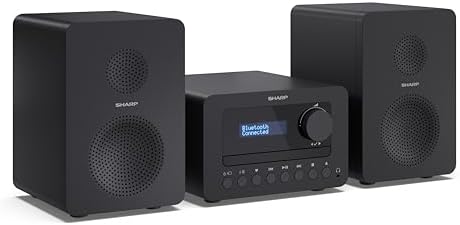 SHARP XL-B514(BK) Tokyo Modern Hi-Fi Micro System with FM Tuner (w/RDS ...