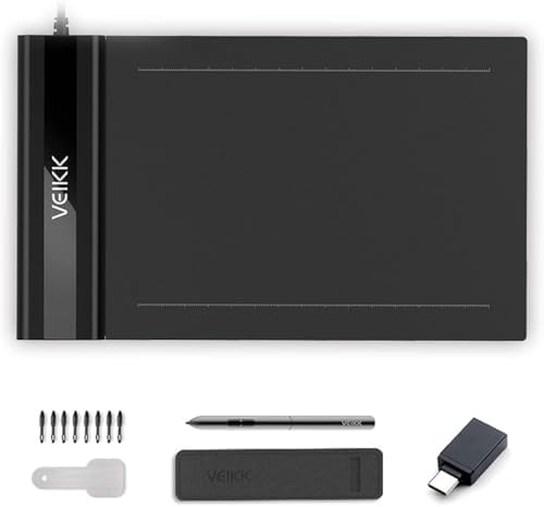 Amazon.in: Buy VEIKK S640 V2 Pen Tablet ，6 x 4 Inch Graphic Drawing ...