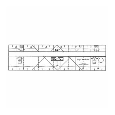 Amazon.com: Log Cabin Ruler 1/2" & 1" - Bloc Loc : Automotive