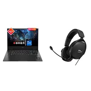 HP OMEN Gaming Laptop (i7-13620H/RTX 4060/16GB DDR5/1TB SSD) wd0012TX + HyperX Cloud Stinger 2 ...