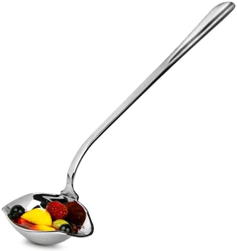 Amazon.com | Chrome Punch Bowl Ladle 15 inch | 6oz Punch Ladle, Chrome ...
