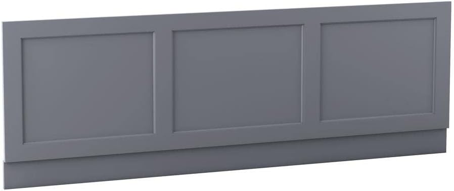 Aquariss 1700mm Traditional Bath Front Side Panel Matte Grey MDF ...