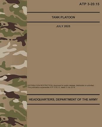 ATP 3-20.15 Tank Platoon - Jul. 2025: Field Pocket Size: Army ...