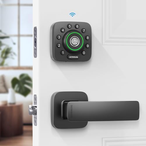 ULTRALOQ Built-in WiFi Smart Lock Handle Set - Work with Apple HomeKit ...