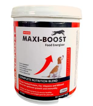 NOVENTIS Maxi-Boost Food Booster Supplement 400 G : Amazon.in: Pet Supplies