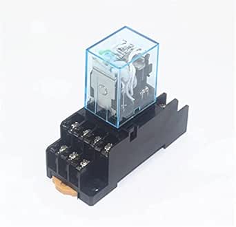 Amazon.co.jp: Relay 1 Set MY4NJ Coil AC12V AC24V DC12V DC24V AC110V AC220V HH54P 5A 220V ...