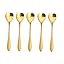 Amazon.com: Set of 20 Heart-Shaped Rose Gold Stainless Steel Spoons for ...