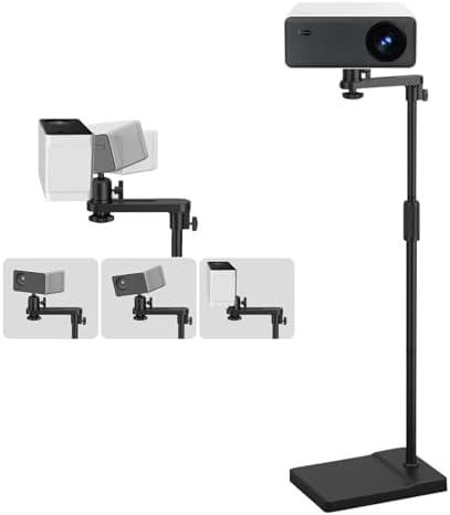 CISSIYOG Projector Stand, Projector Holder Floor Tripod Stand, Height ...