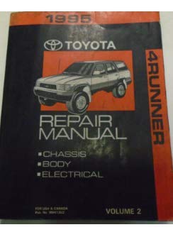 1995 Toyota 4Runner 4 RUNNER Chassis Body Electrical Service Manual ...
