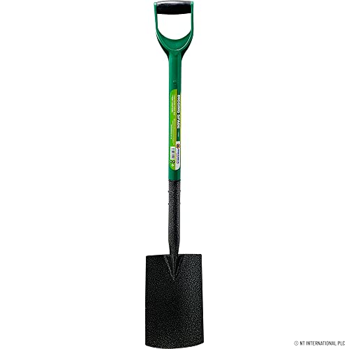 What are the different parts of a garden spade?