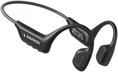 MANKIW Knochenschall Kopfhörer, IP68 Open Ear Kopfhörer Bluetooth 6.0 ...