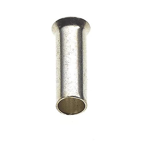 Uninsulated Bootlace Ferrules 9mm X 4mm, 12AWG, Pack of 100 – Wire ...