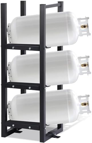 Amazon.com: Eastrexon Refrigerant Tank Rack with 3x30lb, Stable ...