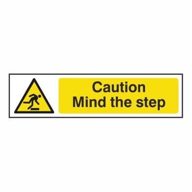 CAUTION MIND THE STEP - Safety Sign Board |Foam Board Fixed with ...