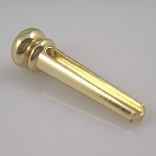 6pcs Gold Brass Bridge Pins with Saddle Nut Set for Acoustic Guitar ...
